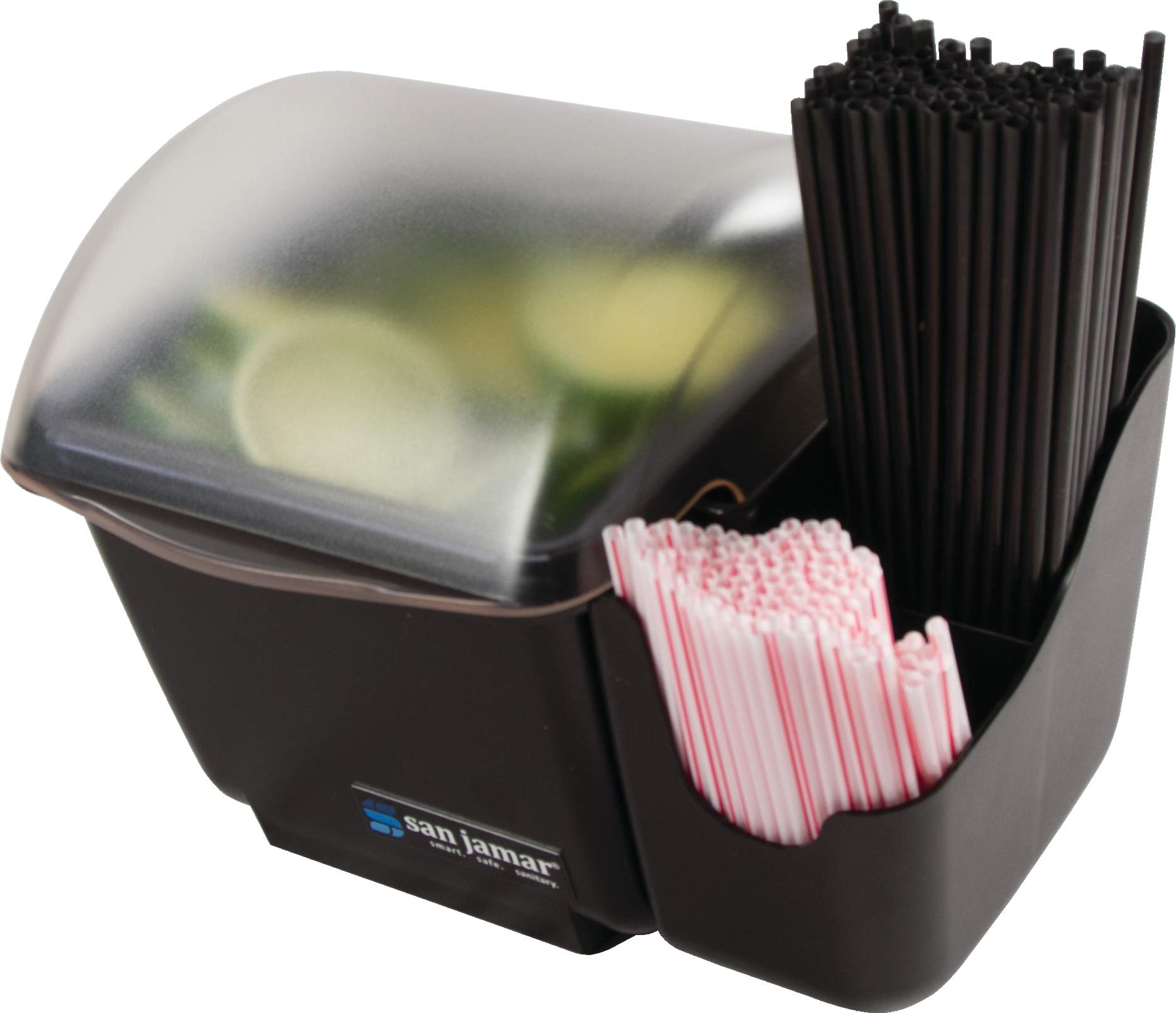 San Jamar BD2002 Mini Dome Garnish Center with Chillable Tray, 1qt Capacity