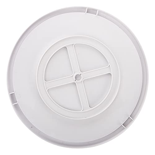 ZENFUN 3 Pack 12 Inch Lazy Susan Turntable, Non-Skid 360 Degree Rotating Tray Basics Spinning Spices Organizer for Pantry, Cabinet, Refrigerator, Bathroom, Gray Lining