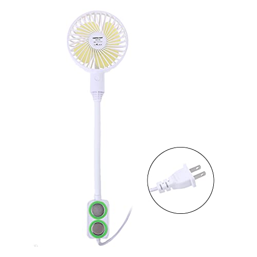 CXV 4.5inch 3-speed Flexible AC 100-240V Fan Magnetic Base for Sewing Machine Metal Lathe Workbench Machinist Bench Grinder