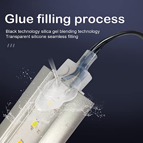 Super Slim LED Aquarium Lighting Aquatic Plant Light , Extensible Waterproof Clip on Lamp for Fish Tank (LY1017D(6.7in/5W))