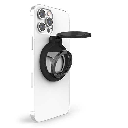 STM MagLoop β Designed for MagSafe iPhone β Magnetic 3-in-1 Accessory β Finger Loop Grip, Kickstand and Bottle Opener β Black (stm-936-327Y-01)