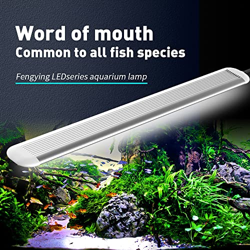 Super Slim LED Aquarium Lighting Aquatic Plant Light , Extensible Waterproof Clip on Lamp for Fish Tank (LY1017D(6.7in/5W))