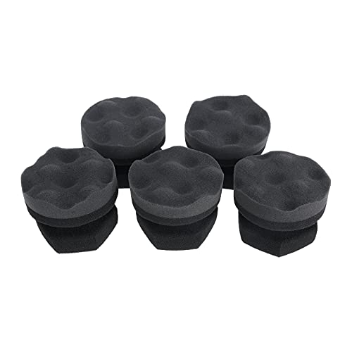 AuInLand Tire Dressing Applicator Tire Shine Applicator Dressing Pad Car Detailing Foam Sponge Tire Cleaner Sponge, 10 Packs