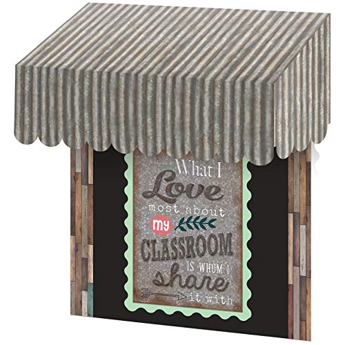 Teacher Created ResourcesĀ® Home Sweet Classroom Corrugated Metal Design Awning, Pack of 3