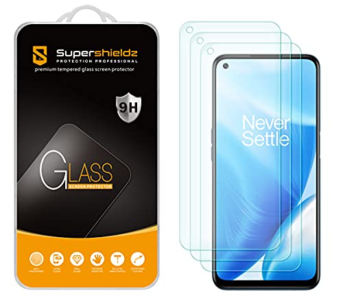 Supershieldz (3 Pack) Designed for OnePlus Nord N200 5G [Not Fit for Nord N20 5G] Tempered Glass Screen Protector, Anti Scratch, Bubble Free