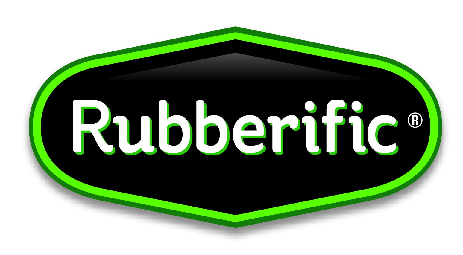 Rubberific Dual Sided Rubber Paver Tile - 16" X 16" X 3/4" (Gray, 1 Tile)