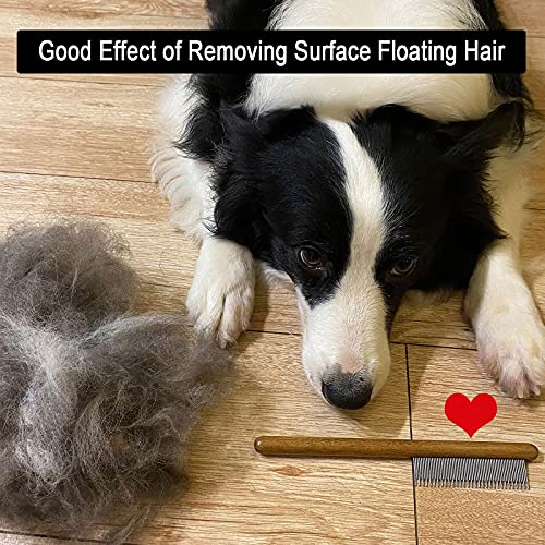 Cat comb,dog comb,Solid Wood Pet Comb Grooming Tool for Cats,Dogs and rabbits…