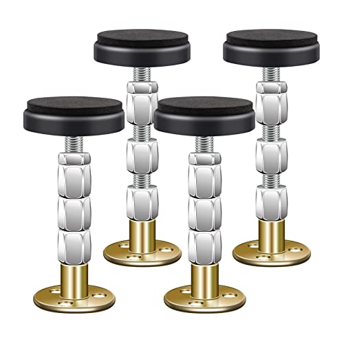 AIOUIERSCN Bed Frame Anti-Shake Tool, Adjustable Anti-Shake Tool, headboard Shockproof Stopper, Suitable for beds, cabinets, Sofas, Wall Retractable Tools，1.57-4.41inch,4pieces