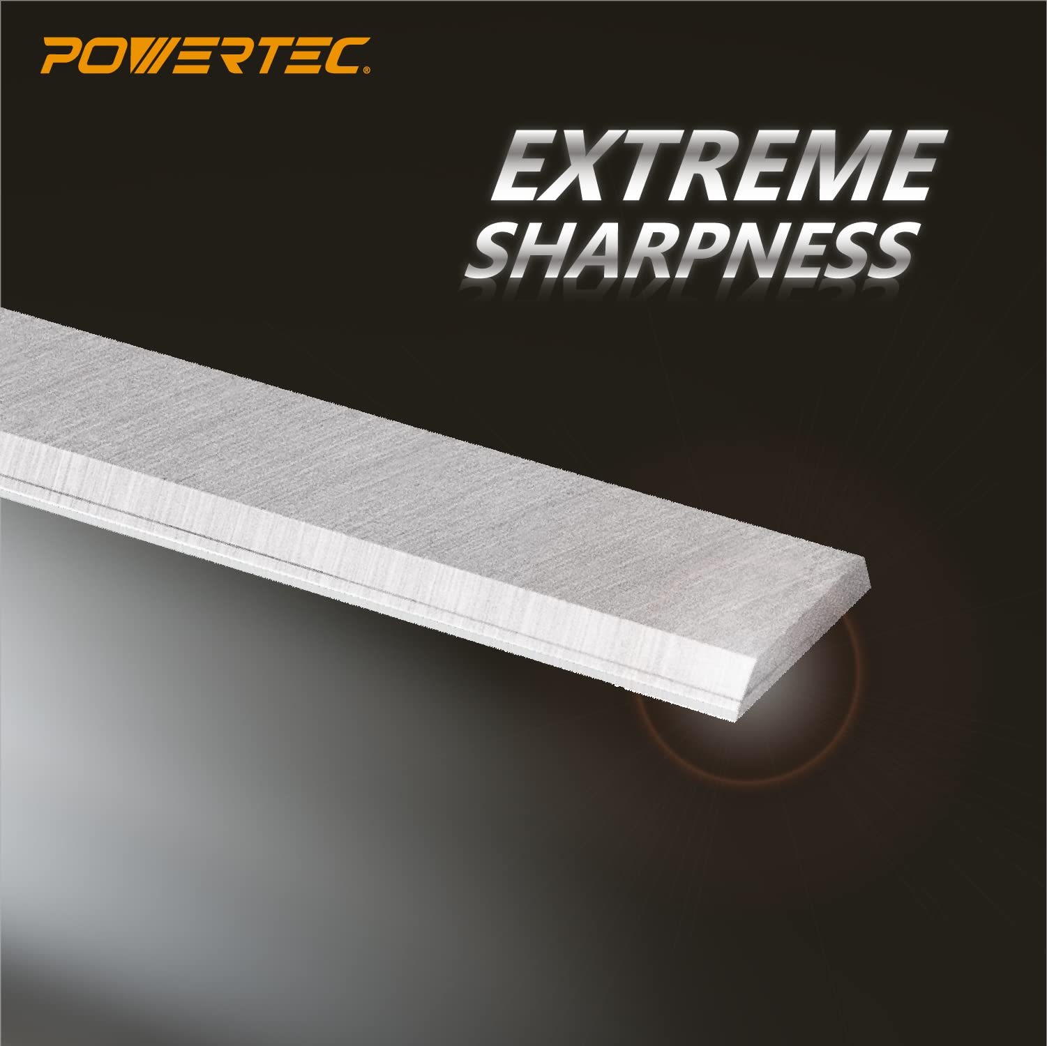 POWERTEC 6-1/8 Inch Jointer Blades for Ridgid JP06000, JP06101, JP0610, Craftsman 21705 Jointer, Replacement for Ridgid AC8600, JE08008, Craftsman 922995 Jointer Knives, Set of 6 (14802DD)