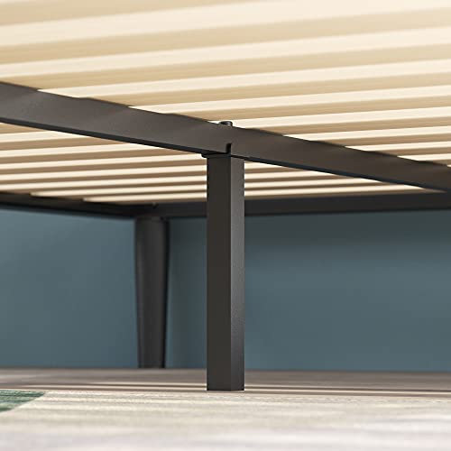 Zinus Parker Platform Bed with Tapered Legs/Wood Slat Support/No Box Spring Needed/Easy Assembly, Queen