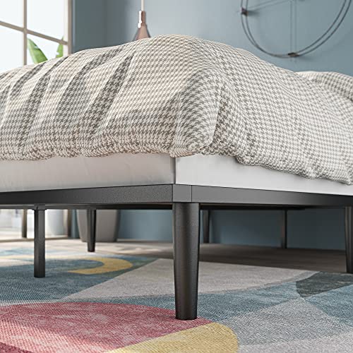 Zinus Parker Platform Bed with Tapered Legs/Wood Slat Support/No Box Spring Needed/Easy Assembly, Queen