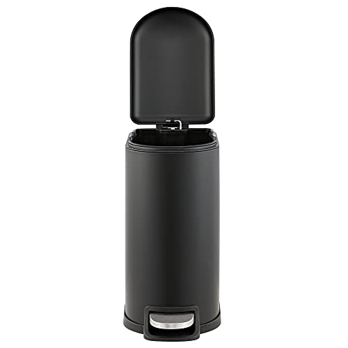happimess HPM1010B Roland 10.6-Gallon Step-Open, Black Home, Office, Kitchen Trash Can
