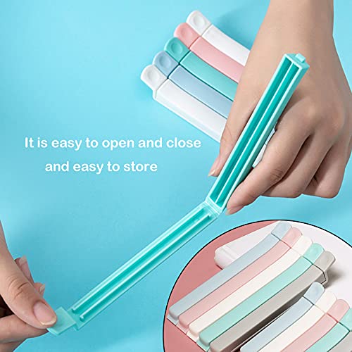 dogmoon Sealing Clips, Food Bag Clips, 15 Pcs Food Storage Sealing Clips Freezer Bag Clips for Kitchen Food Snacks Storage Reusable Bag Clips(3 Sizes)