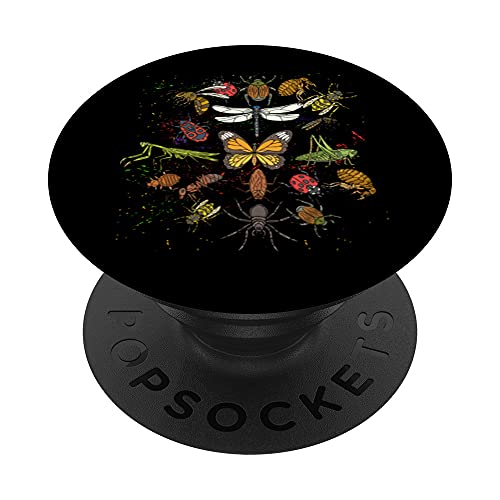Entomologist Beetle Bugs Collector Biology Insect Bug PopSockets Swappable PopGrip