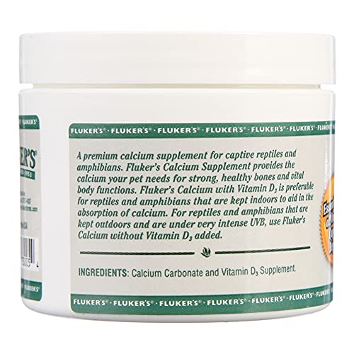 DBDPet 's Bundle with Fluker's Repta Calcium with Vitamin D3 Reptile Supplement 4oz - Includes Attached Pro-Tip Guide