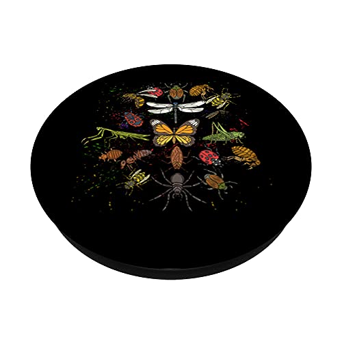 Entomologist Beetle Bugs Collector Biology Insect Bug PopSockets Swappable PopGrip