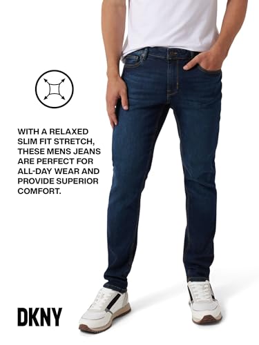 DKNY Jeans for Men - Premium Soft Slim Fit Mens Stretch Jeans