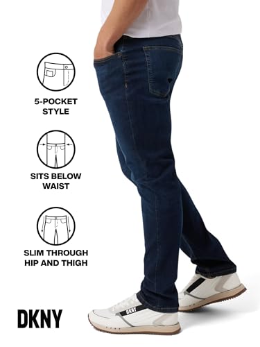 DKNY Jeans for Men - Premium Soft Slim Fit Mens Stretch Jeans