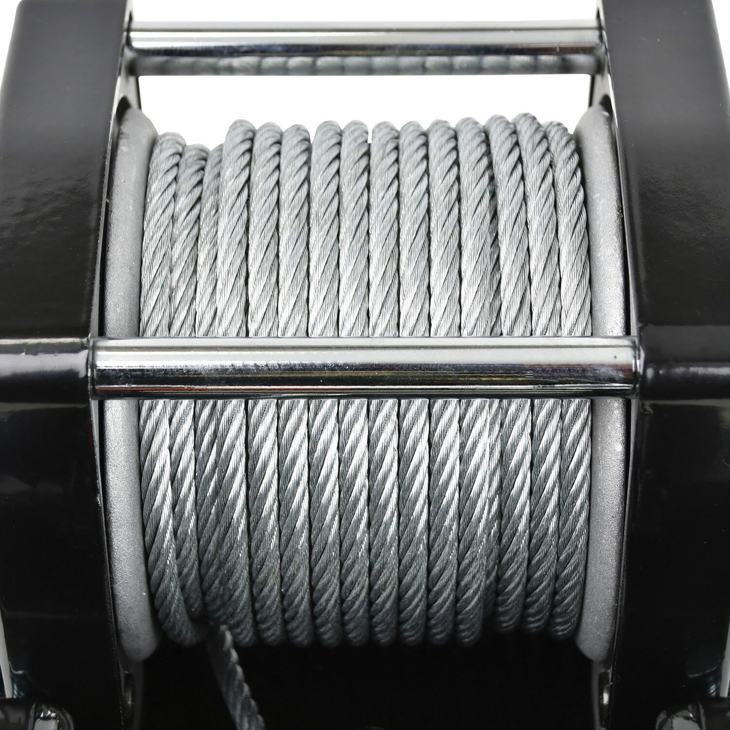Superwinch 1130220 LT3000 12V DC WInch 3,000lb/1361kg Single Line Pull with Roller Fairlead, 3/16in x 50ft Steel Wire Rope, Corded Handheld Remote