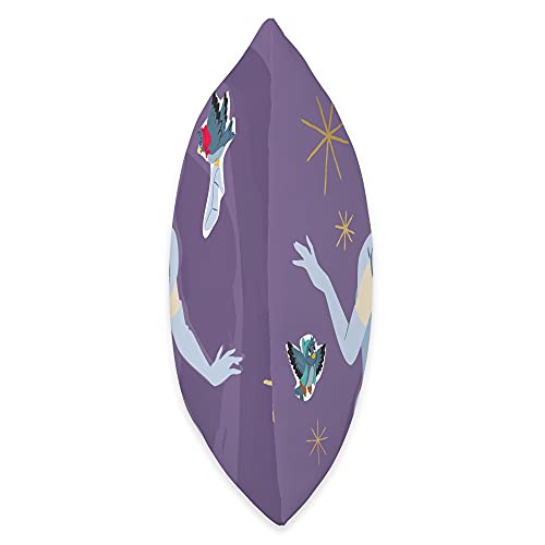Disney Princess Cinderella Purple Throw Pillow, 18x18, Multicolor