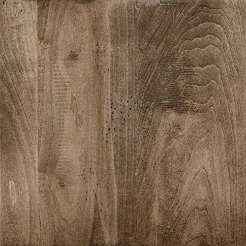 Carol's Inspirations Farmhouse Solid Wood Dining Room Table, 48 Inches | Brown and Black Rectangle Kitchen Dinner Table Featuring Eased Edge and Distressing | Made in USA | Solid Maple no MDF