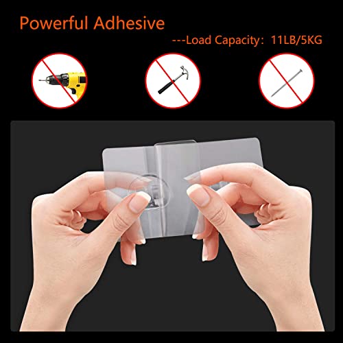 AUYYOSK Shower Caddy Corner,Adhesive Metal Bathroom Shelf Wall Mounted, Non-Drilling Floating Shelf for Bathroom Organizer/Shower Organizer/Kitchen (2 Pack Silver)