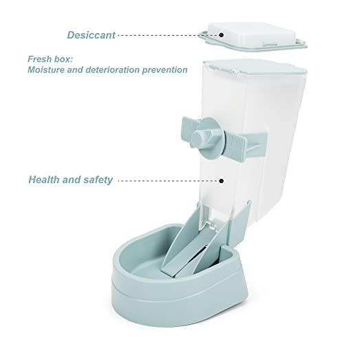 RUBYHOME Pets Food Hanging Bowl for Crates & Cages Hanging Pet Cage Feeder for Small Animals Cats Puppies Ferrets Rabbit Automatic Feeder