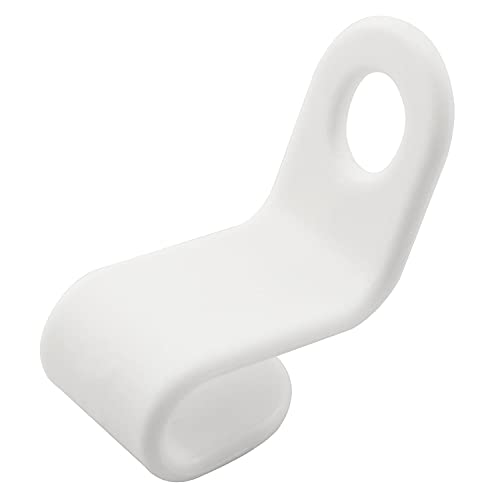 ZRM&E 20pcs Multi-Function Wardrobe Space-Saving Stack Hanger Hooks Clothes Hanger Linking Hooks Connect Hooks for Bedroom, White