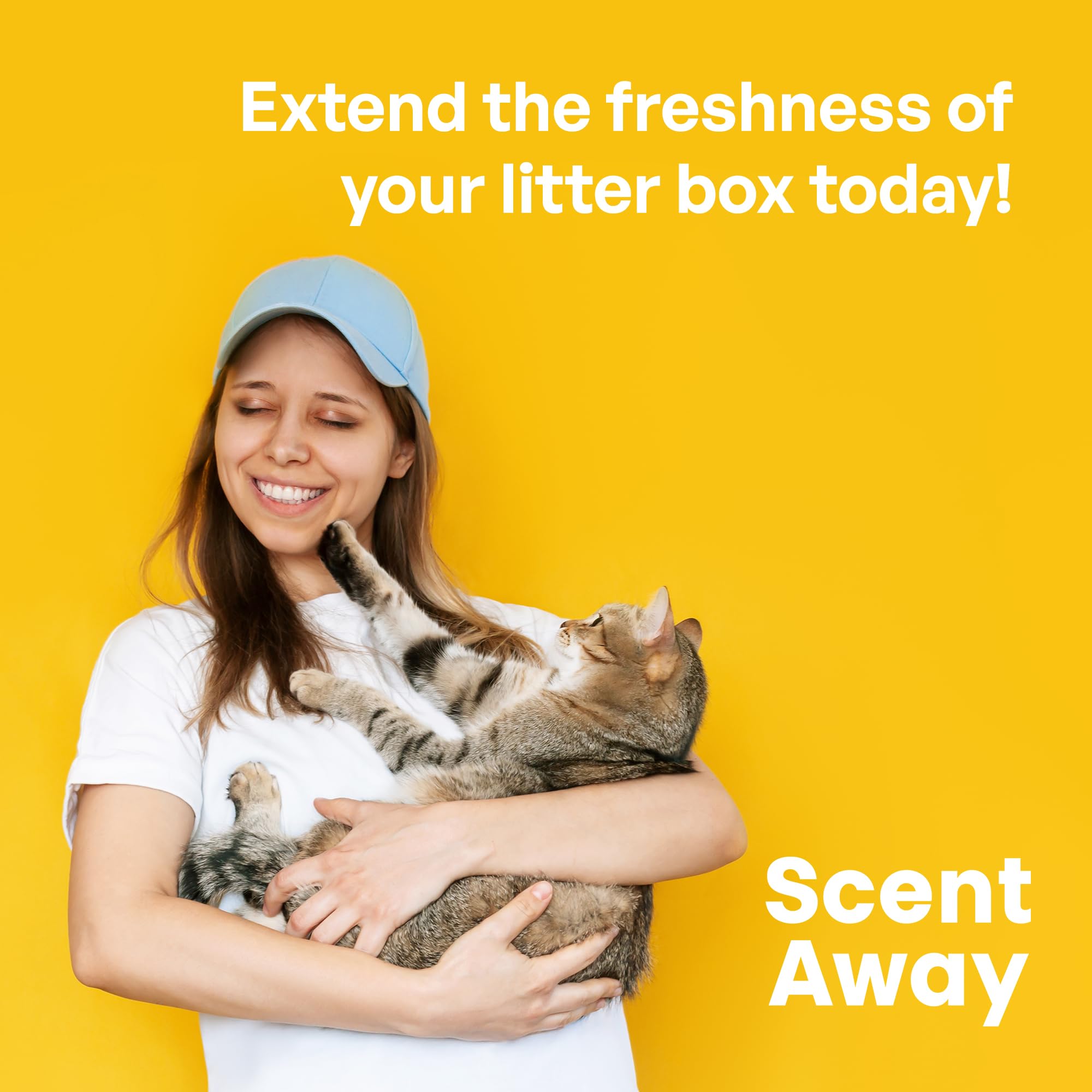 Cat Litter Deodorizer | Litter Box Odor Eliminator | Fragrance-Free with Active Carbon | Eliminates Cat Odors and Smells to Keep Your Home Fresh and Clean (25 LBs)