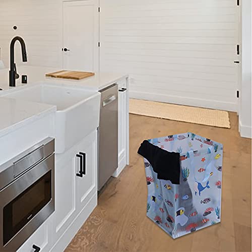 Lily queen Recycle Organizer Bin Bags for Kitchen Home Trash Cans Sorting Bins Waterproof 10 Gallons Set of 2