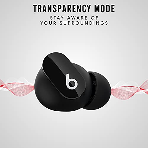 Beats Studio Buds – True Wireless Noise Cancelling Earbuds – Compatible with Apple & Android, Built-in Microphone, IPX4 Rating, Sweat Resistant Earphones, Class 1 Bluetooth Headphones - Black