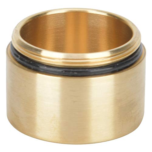 Alvinlite Jewelry Box, Round Jewelry Organizer Brass Storage Container Metal Pill Container Storage Box with Lid for Ring Necklace Earrings Gold(S)