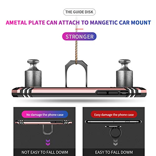 LeYi Compatible for iPhone 12 Pro Max Case with [2 Pack] Tempered Glass Screen Protector and Camera Lens Protector for Women Men, Military-Grade Phone Case for iPhone 12 Pro Max, Rose Gold
