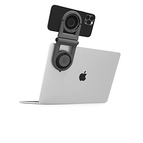 STM MagArm β MagSafe Accessory - Mount iPhone on Laptop or Monitor β Adjust iPhone to Optimal Viewing Angle β Use with or Without The Apple MagSafeCharger - Grey (stm-935-325Y-01)
