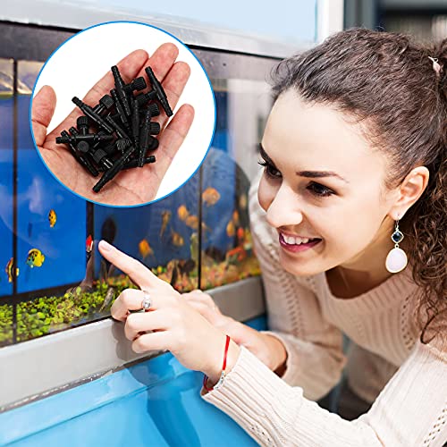 30 Pieces Aquarium Air Valve, Air Pump Control Valves Air Pump Single Way Plastic Air Flow Control Regulator for 4 mm Hose Air Line Tubing Connector