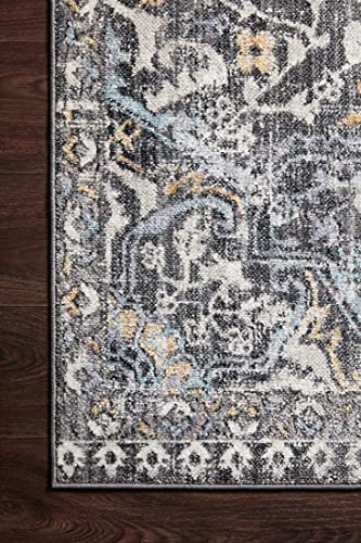 Loloi II Cassandra Collection CSN-02 Charcoal/Gold, Traditional 7'-10" x 10' Area Rug