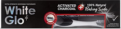 White Glo - Charcoal + Baking Soda Maximum White Toothpaste 150g