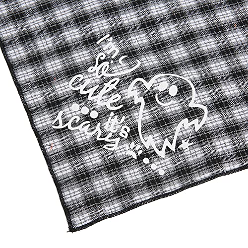 Halloween Bandana for Dogs Set of 2, Triangle Reversible Pet Scarf for Small Medium Large Dogs