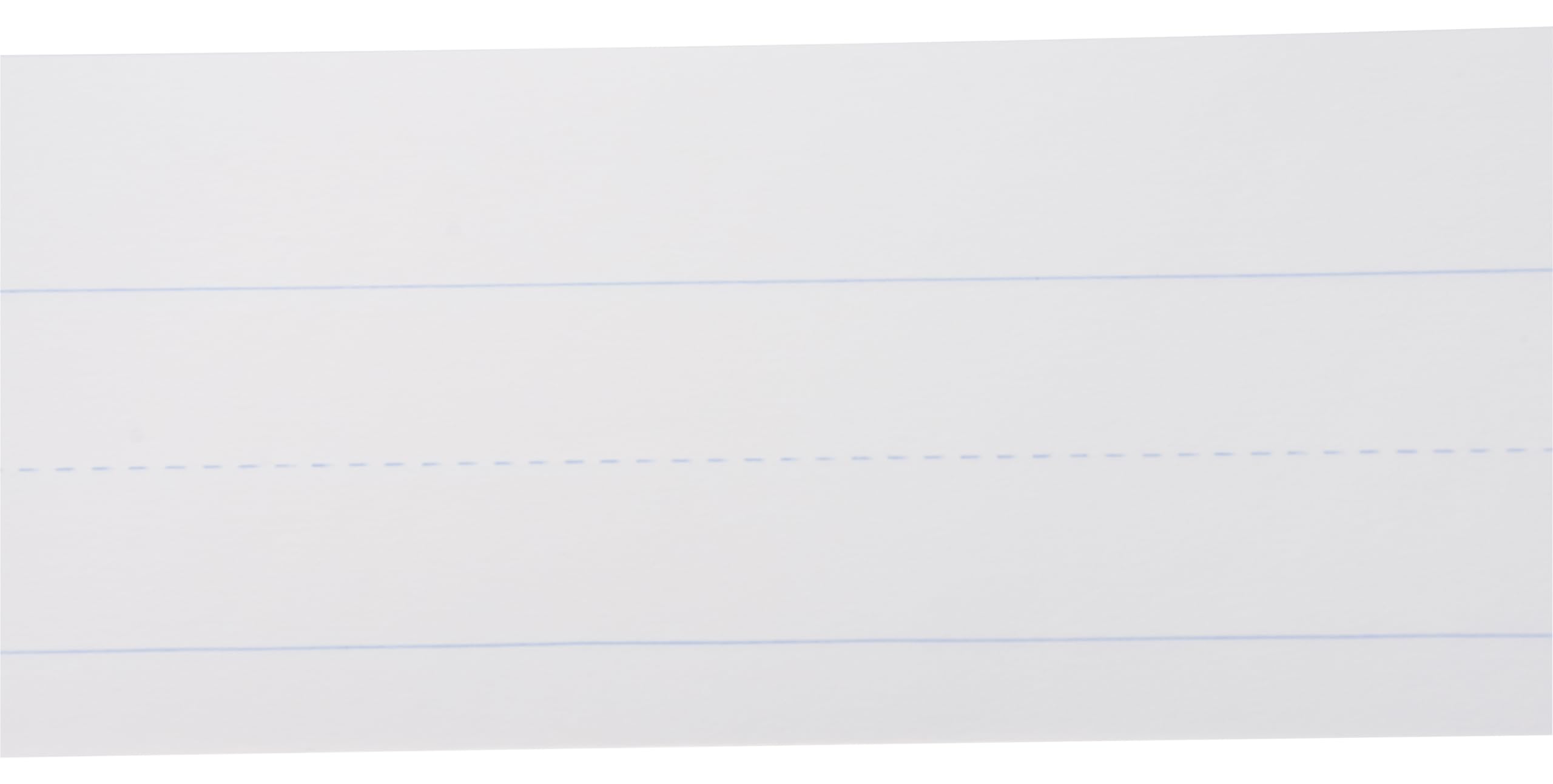 School Smart Ruled Sentence Strips, 3 x 24 Inches, White, Pack of 100,6471