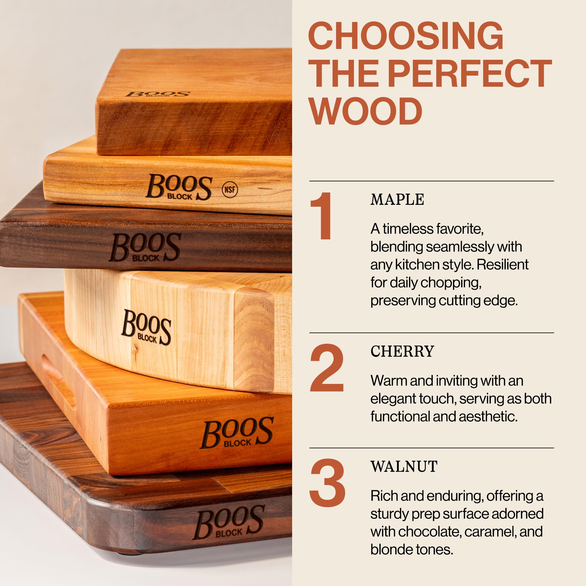 John Boos Block CCB183-S Classic Reversible Maple Wood End Grain Chopping Block, 18 Inches x 18 Inches x by 3 Inches