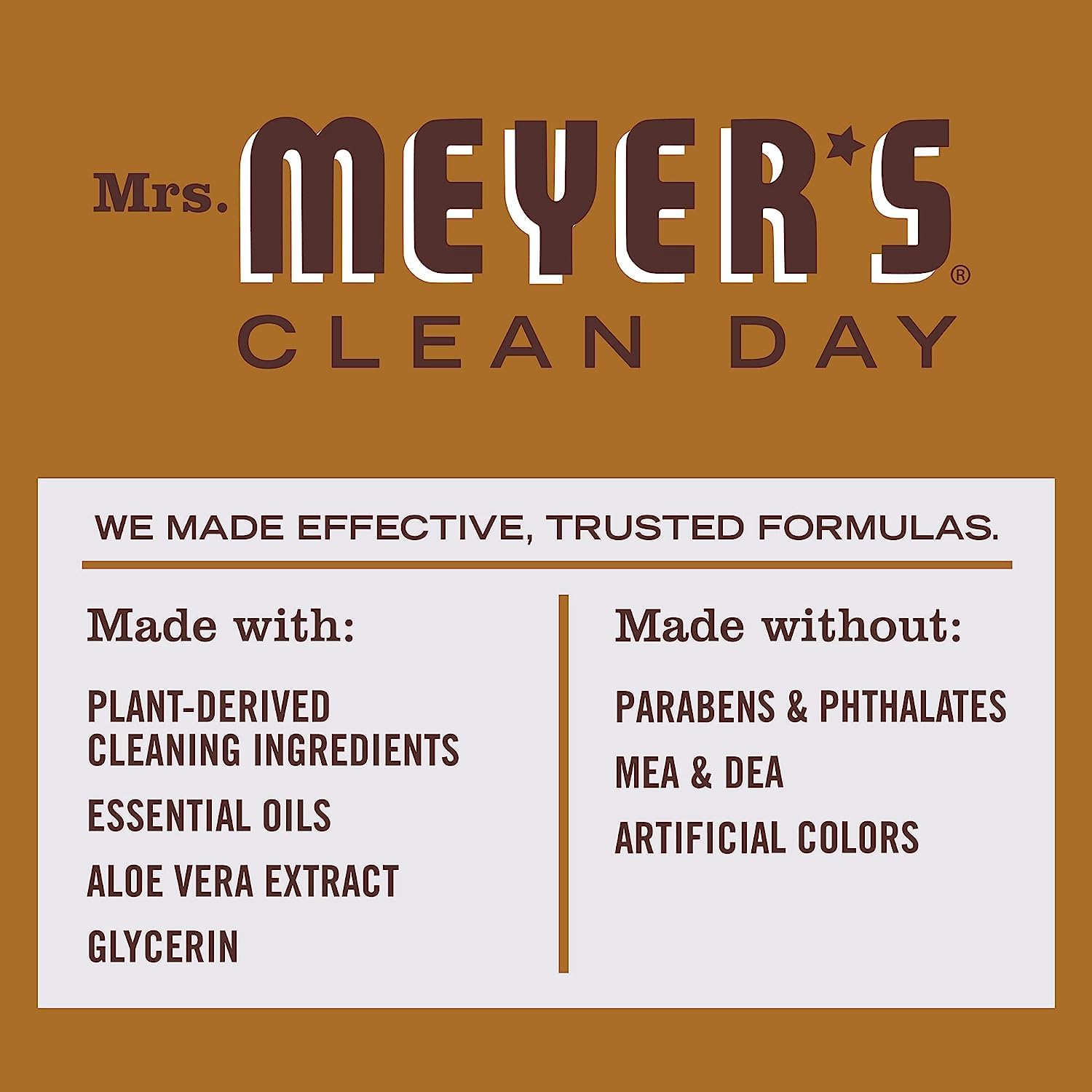 MRS. MEYER'S CLEAN DAY Variety Dish Soap Scent (Acorn Spice + Mum)