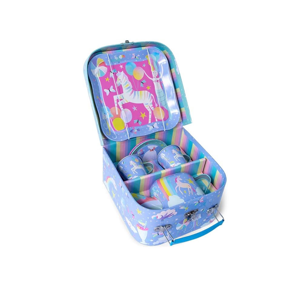 Floss & Rock Fantasy Tea Set for Ages 3 and Up, 7 Pieces, Imaginative or Group Play