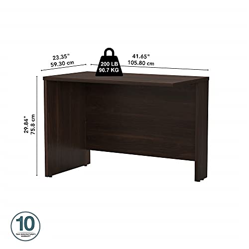 Bush Business Furniture Studio C Desk Return, 42W, Black Walnut