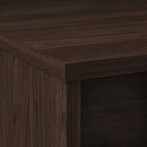 Bush Business Furniture Studio C Desk Return, 42W, Black Walnut
