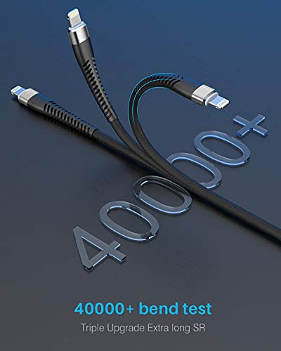 Apple MFi Certified iPhone Charger Cable 3ft, 2Pack Lightning Cable 3 Foot, High Fast/Data Sync 3 Feet Apple Charging Cable Cord for Apple iPhone 13/12/11 Pro/11/XS MAX/XR/8/7/6s/6/Plus/5,iPad
