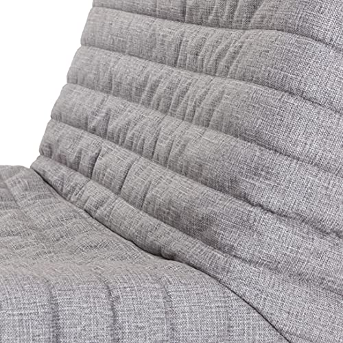 Main + Mesa LoBoh One Seater Modular Sofa/Accent Chair; Premium Foam-Filled, 70's Bean Bag Chair Alternative
