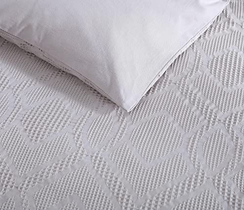 Tommy Bahama - King Comforter Set, Cotton Bedding with Matching Shams, Medium Weight Home Decor for All Seasons (Waffle Grey, King)