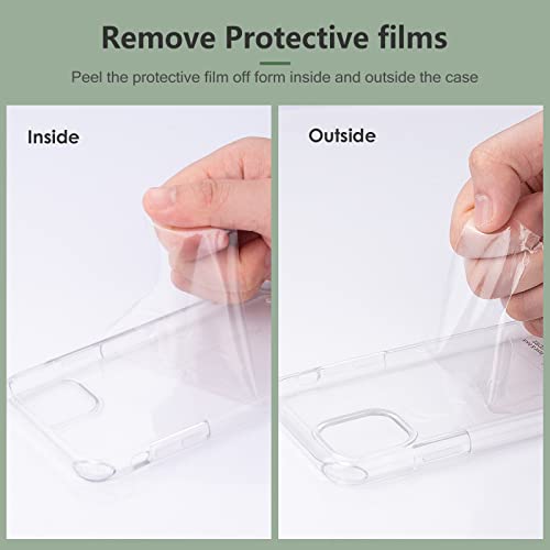 Caka Compatible with iPhone 13 Pro Max Clear Case, Compatible with iPhone 13 Pro Max Case with Strap Crossbody Adjustable Neck Lanyard Case Phone Cover Designed for iPhone 13 Pro Max 6.7β-Clear