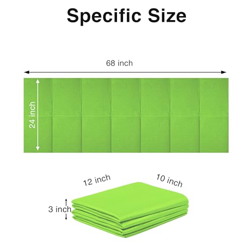 PABUSIOR Shelf Liner Non-Slip, 0.2in Thick, Strong Grip, 24 x 68 Inch, Easy to Cut Tools Drawer Liners for Under Sink, Cabinet, Green