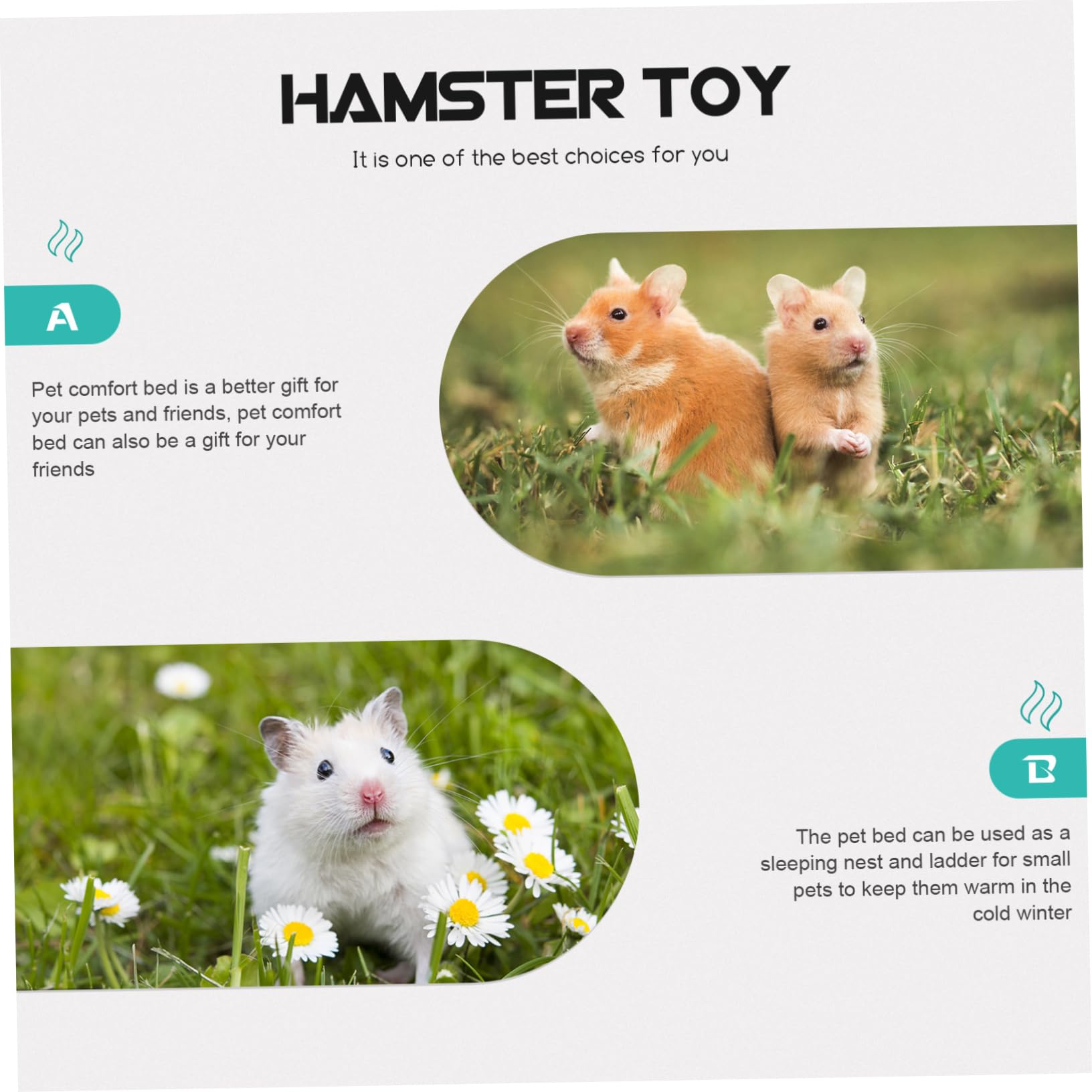 1 Set Hamster Stand Decorative Hamster Toy Wooden Chinchilla for Pet Household Chinchilla Toy Household Rat Plaything Delicate Hamster Platform Interesting Rat Plaything
